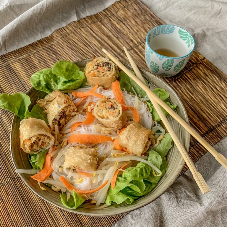 Bo bun de nems - Fourneaux Et Fourchettes