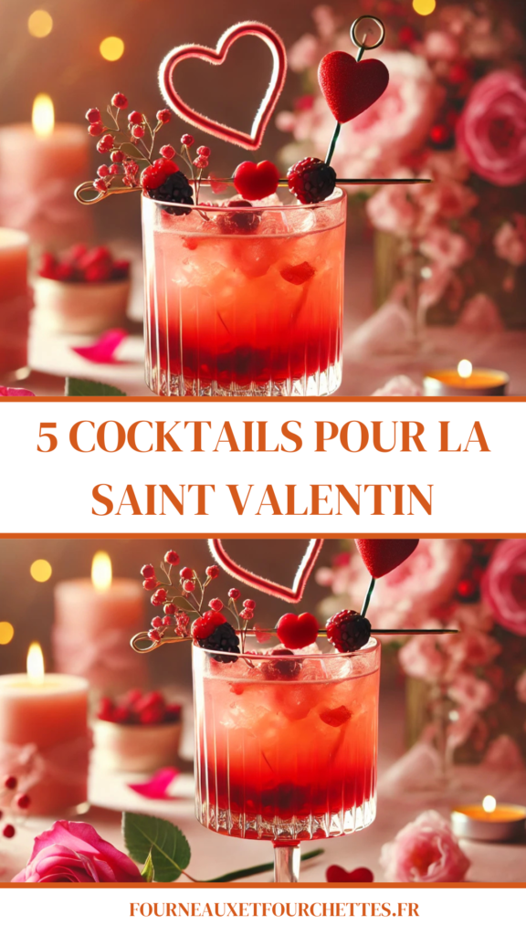 5 Cocktails Romantiques à Préparer pour la Saint-Valentin - Fourneaux ...